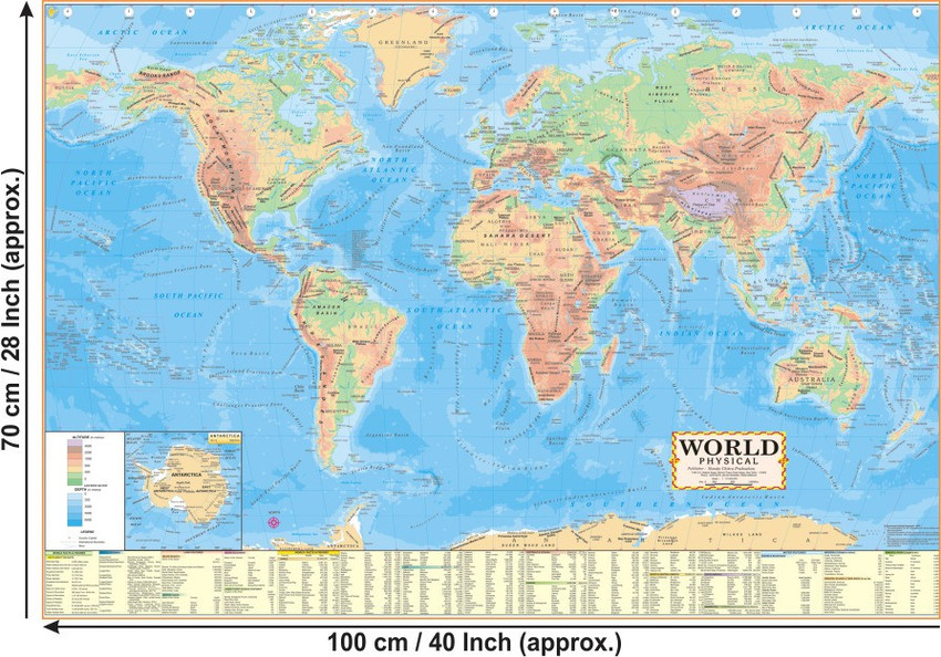 Navneet Happy Wall Chart World Map (Political) Wall Chart, 49% OFF