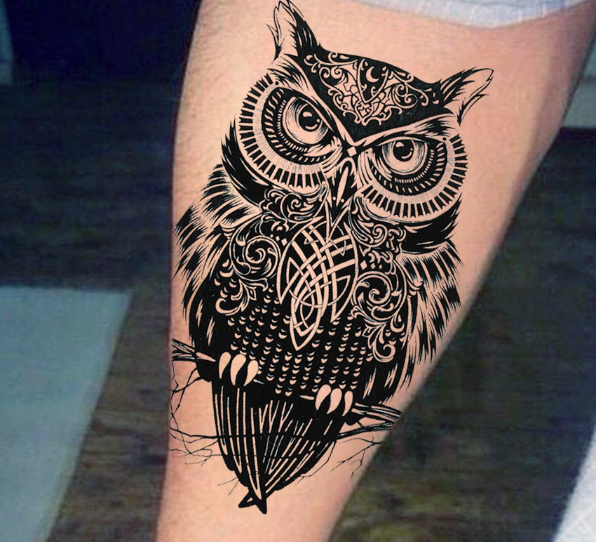 Owl Compass Tattoos