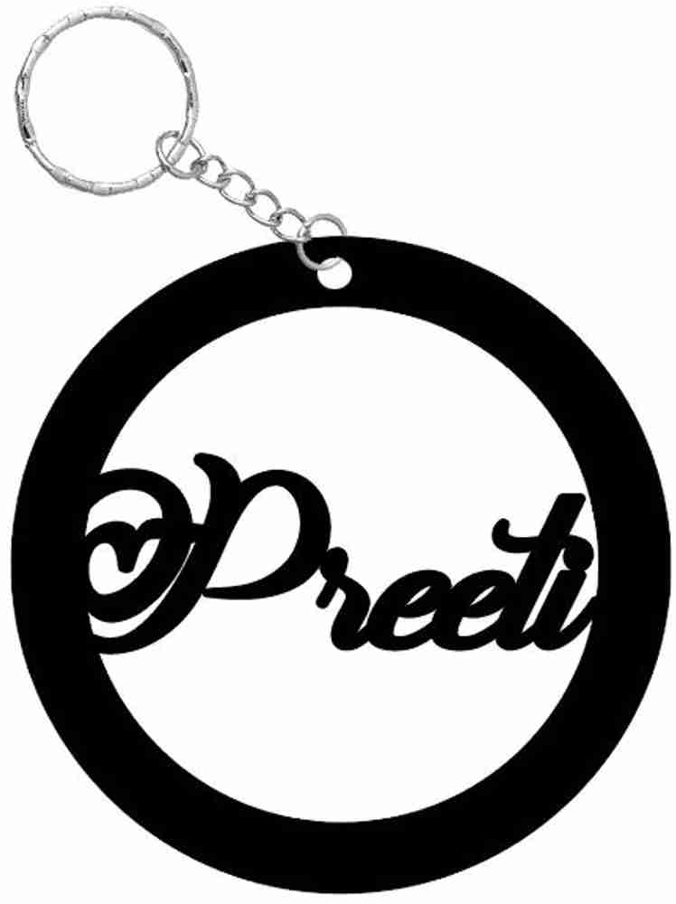 Preeti Name Logo