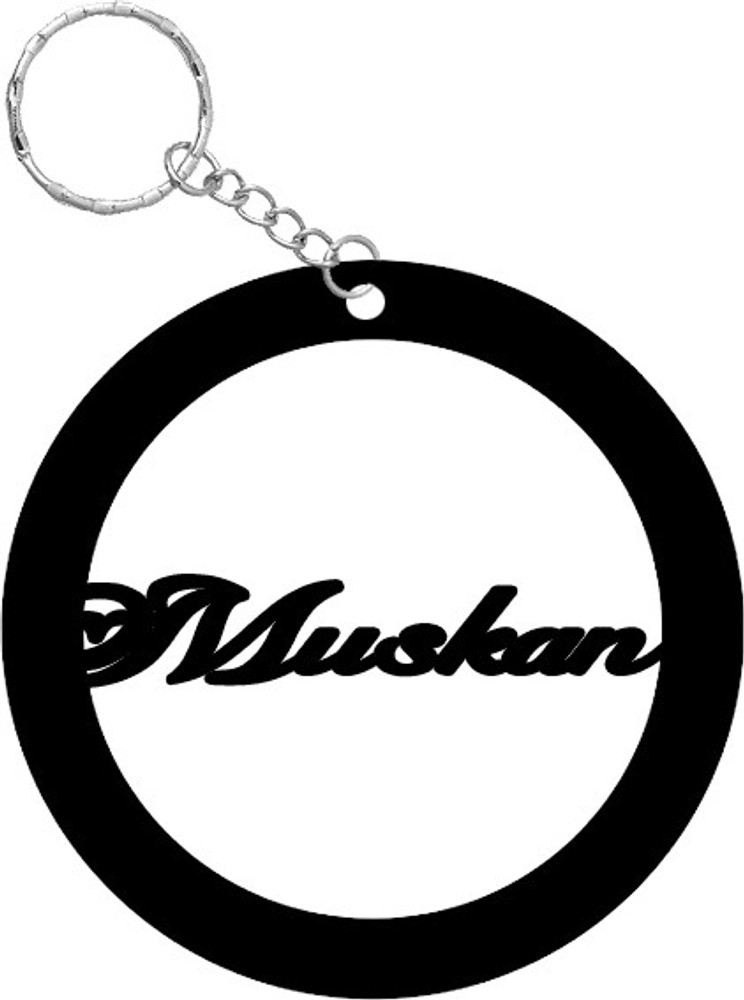 Muskan Name Logo