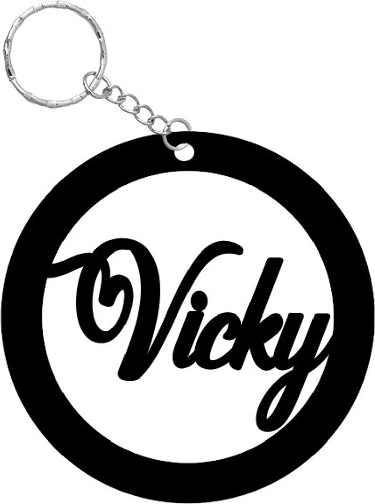 Vicky Name Logo