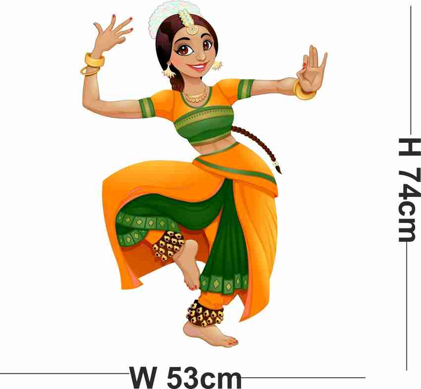 Kathak Dance Clipart Kathak Indian Classical Dancer Art Print