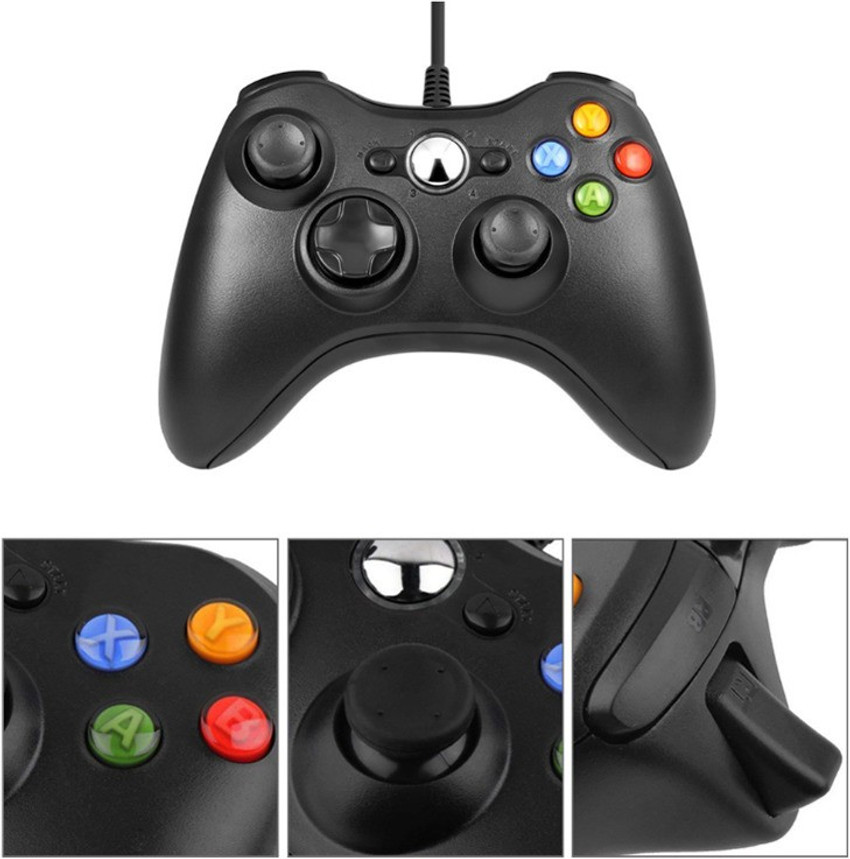 Xbox 360 Controller Black Buttons