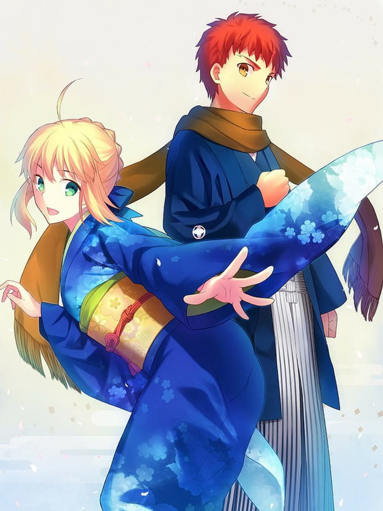 Fate Stay Night Saber And Shiro
