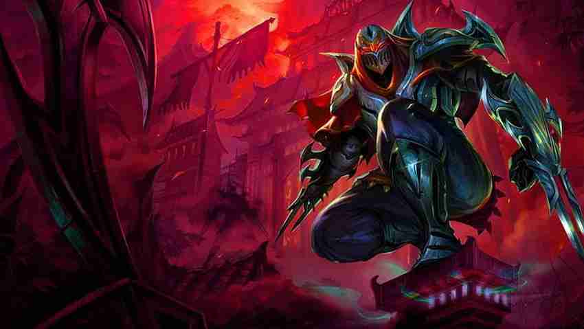 Zed League Of Legends Art