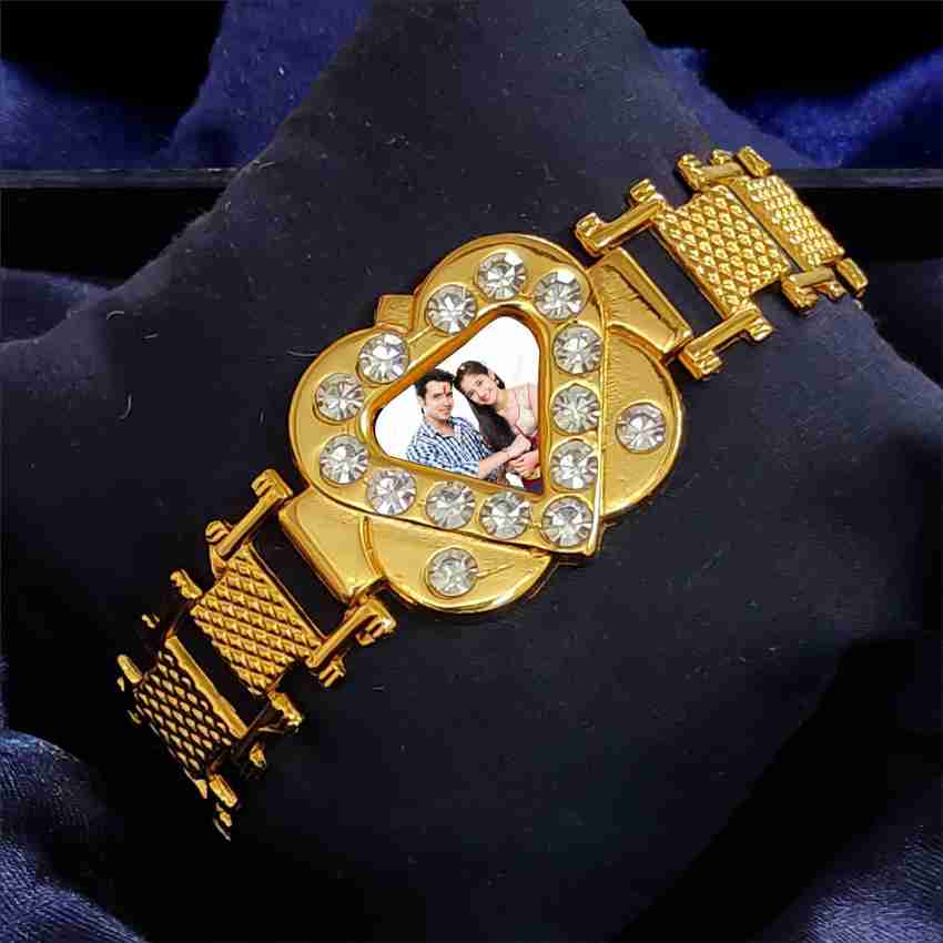 Tanishq Bracelet 001 Gold Finish Rakhi Set Price in India Buy Tanishq Bracelet 001 Gold Finish Rakhi Set online at Flipkart