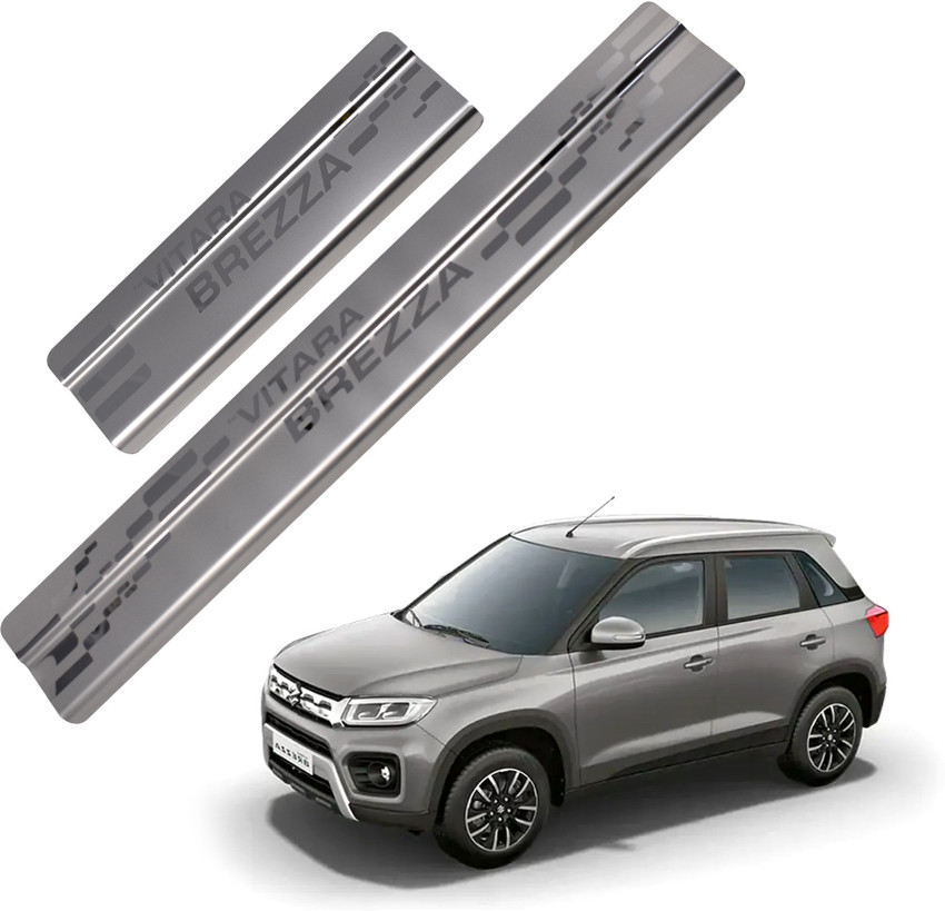 Galio Car Footsteps Sill Guard Stainless Steel Scuff Plate for Vitara Brezza Ldi Door Sill Plate Price in India Buy Galio Car Footsteps Sill Guard Stainless Steel Scuff Plate for Vitara Brezza Ldi