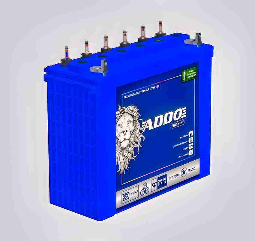 Addo EA1636XP 160 AH Tubular Inverter Battery Price in India Buy Addo EA1636XP 160 AH Tubular Inverter Battery online at Flipkart