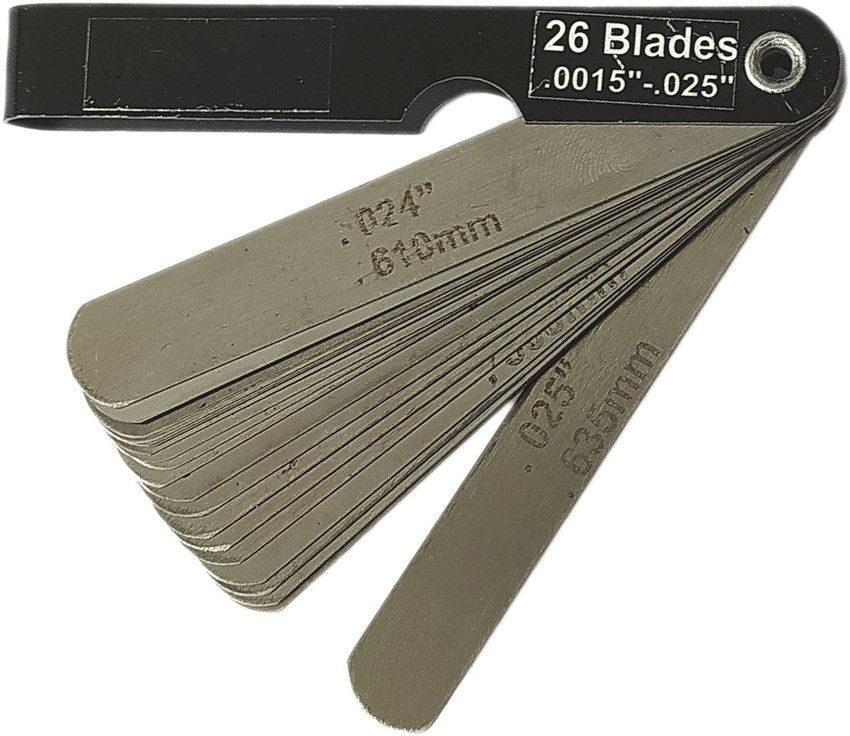 Filler Gauge Amazon.com: Feeler Filler Gauge 17 Blades Metric