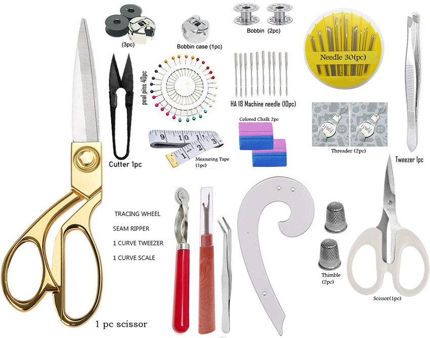 Cutting Tools In Sewing With Their Names