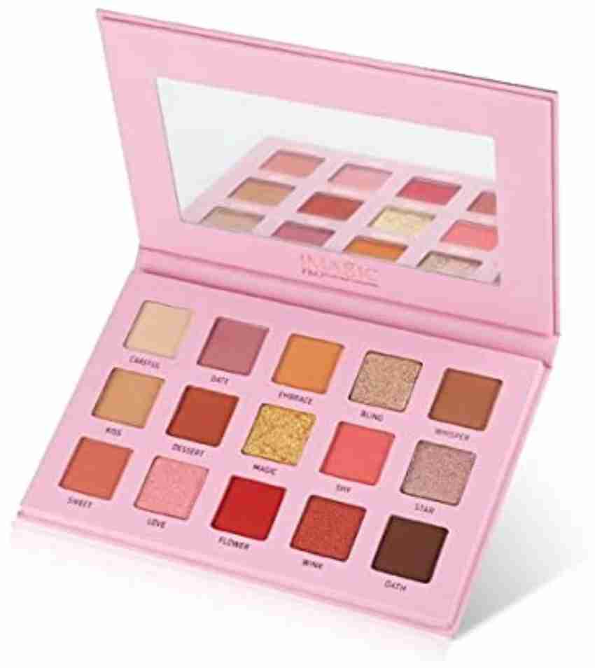 THR3E STROKES IMAGIC 15 Colors Baby Cute Waterproof Eyeshadow Palette Long Lasting Multi Reflective Shimmer Matte Glitter Pressed Pearls Eye Shadow Makeup Pallete 30 g Price in India Buy THR3E STROKES
