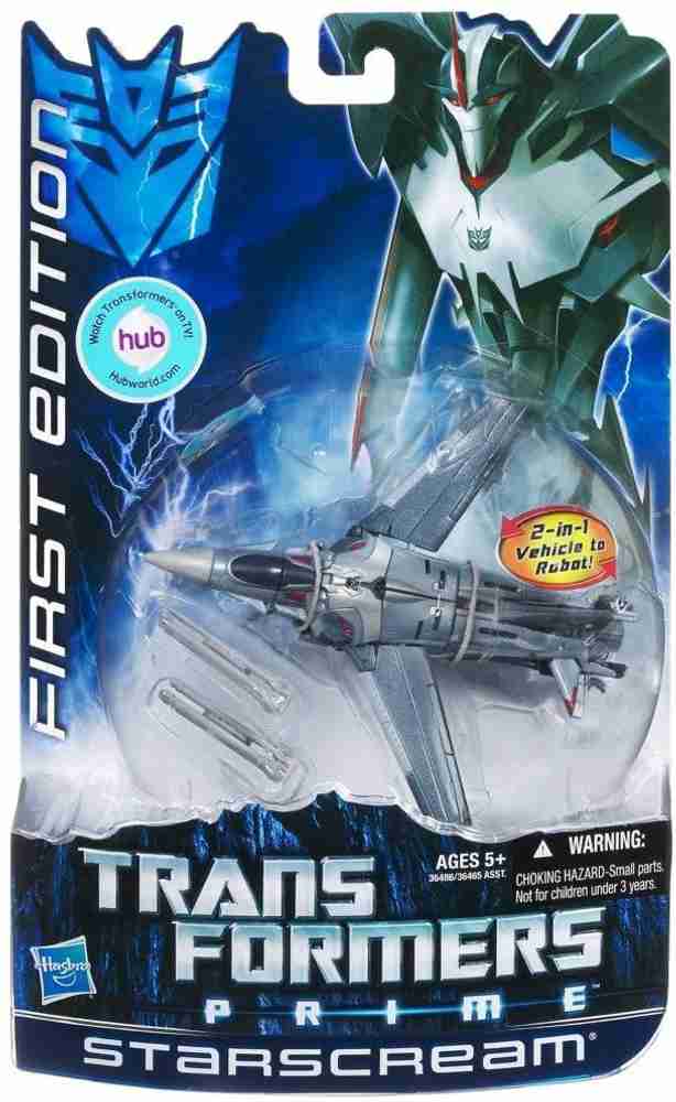 Hasbro Transformers Prime Deluxe Class Starscream First Edition ACTON FIGURE COLLECTIBLE GREAT GIFT FOR COLLECTORS RARE Transformers Prime Deluxe Class Starscream First Edition ACTON FIGURE COLLECTIBL...