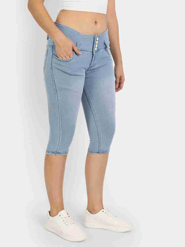Jeans capri for girl store