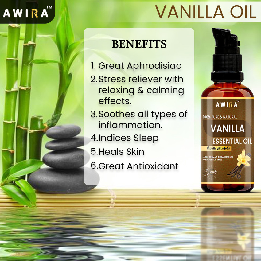 Vanilla essential oil benefits store