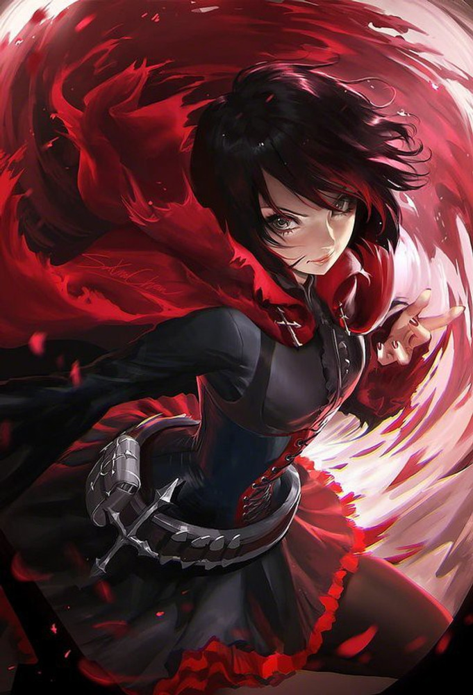 Ruby Rose Rwby Rwby Rwby Anime Ruby Rose