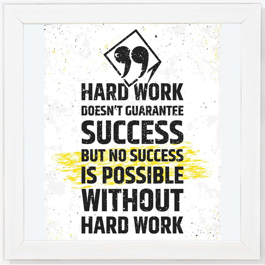 Hard Work Poster