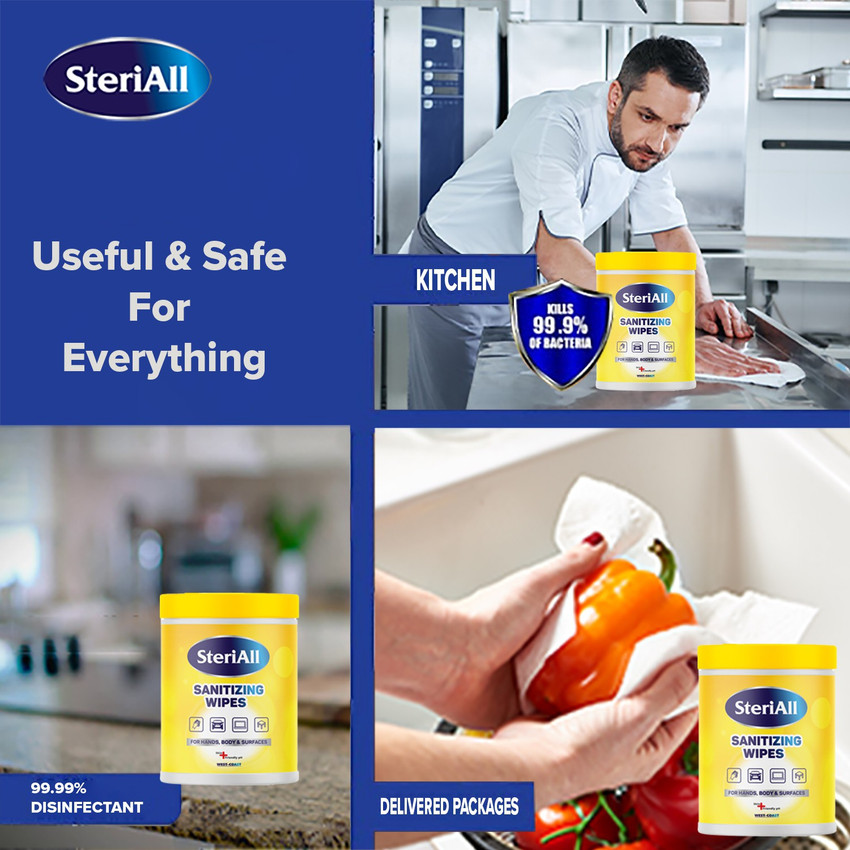 Commercial disinfectant wipes store