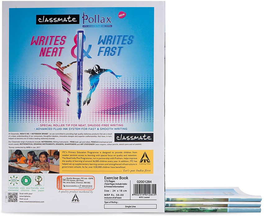 Itc Classmate Notebook