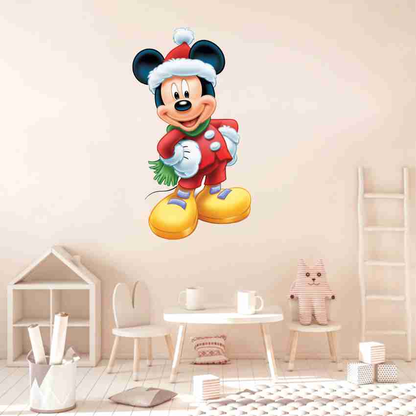 Decor hubb 60 cm Mickey Mouse wall stickers for kids room Self Adhesive Sticker Price in India Buy Decor hubb 60 cm Mickey Mouse wall stickers for kids room Self Adhesive