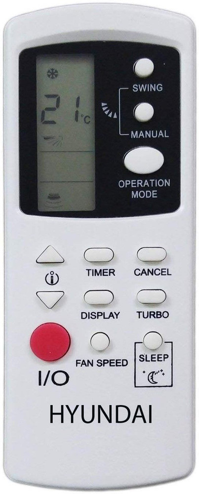 Hyundai air conditioner remote control store