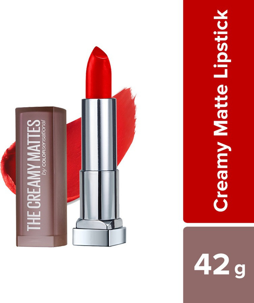Maybelline Creamy Matte Lipstick Siren In Scarlet