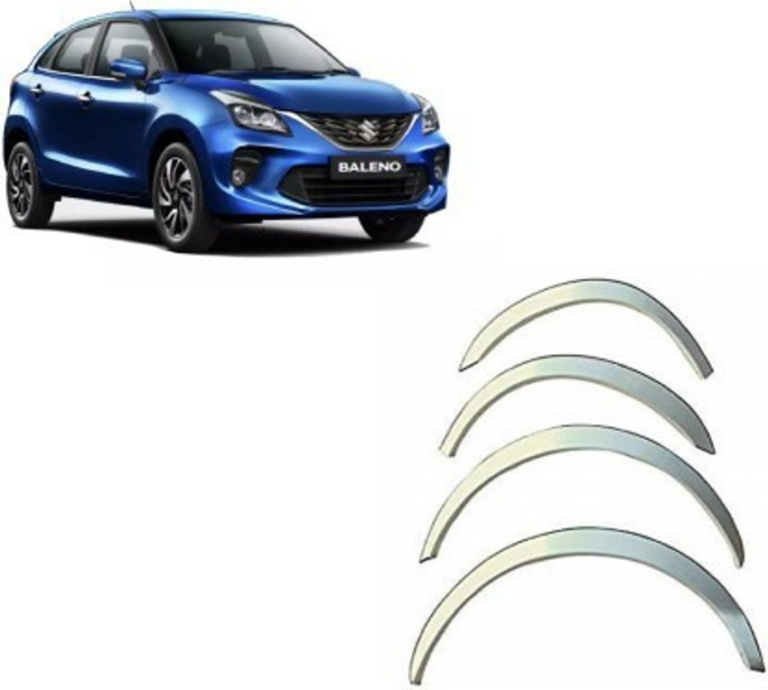 autoxin Stainless Steel Wheel Arch Chrome Fender Lining Trim Moulding 21 Glossy Maruti Baleno Side Garnish Price in India Buy autoxin Stainless Steel Wheel Arch Chrome Fender Lining Trim Moulding 21