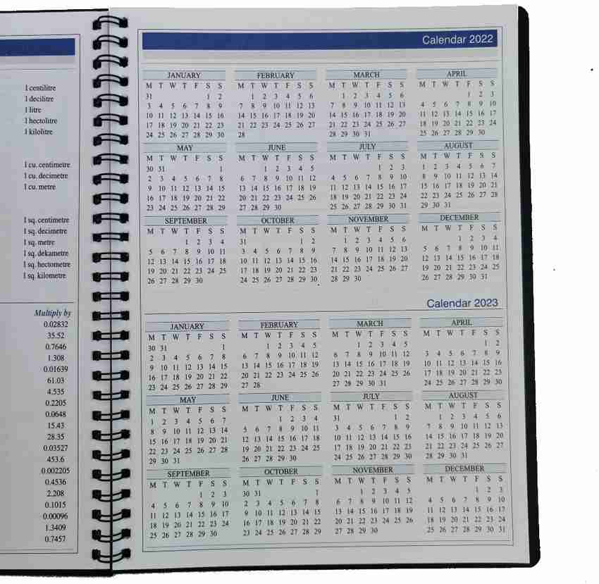 2022 Monthly Calendar Monitor