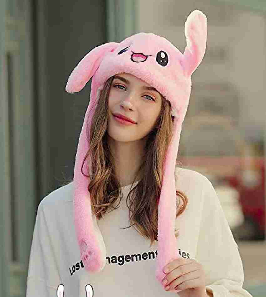 PATPAT Interactive Bunny Ear Hat Girls Kids Women Plush Rabbit Hat with Moving Ears Price in India Buy PATPAT Interactive Bunny Ear Hat Girls Kids Women Plush Rabbit Hat with Moving