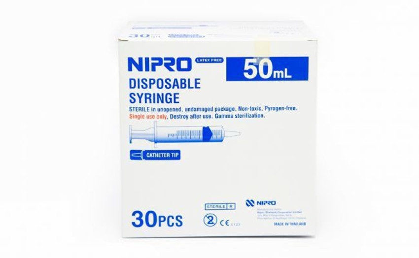 Nipro 3cc Sterile Syringe Only, Luer Slip, Box Of 100, 40% OFF