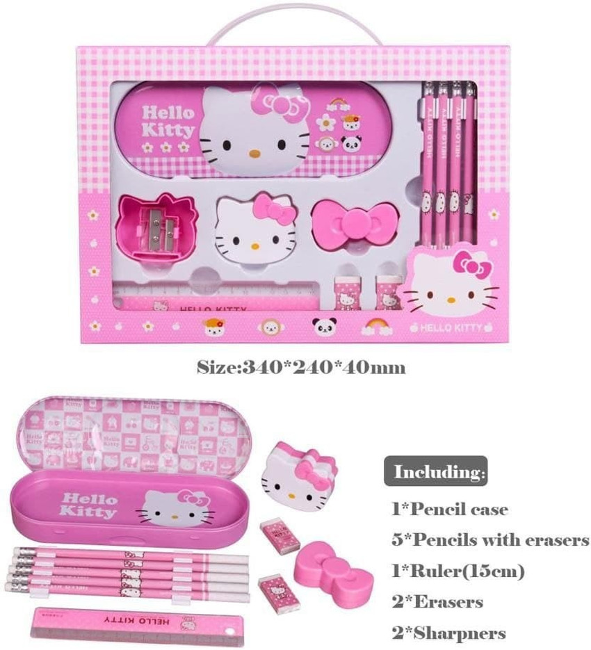 Hello Kitty Pencils And Erasers