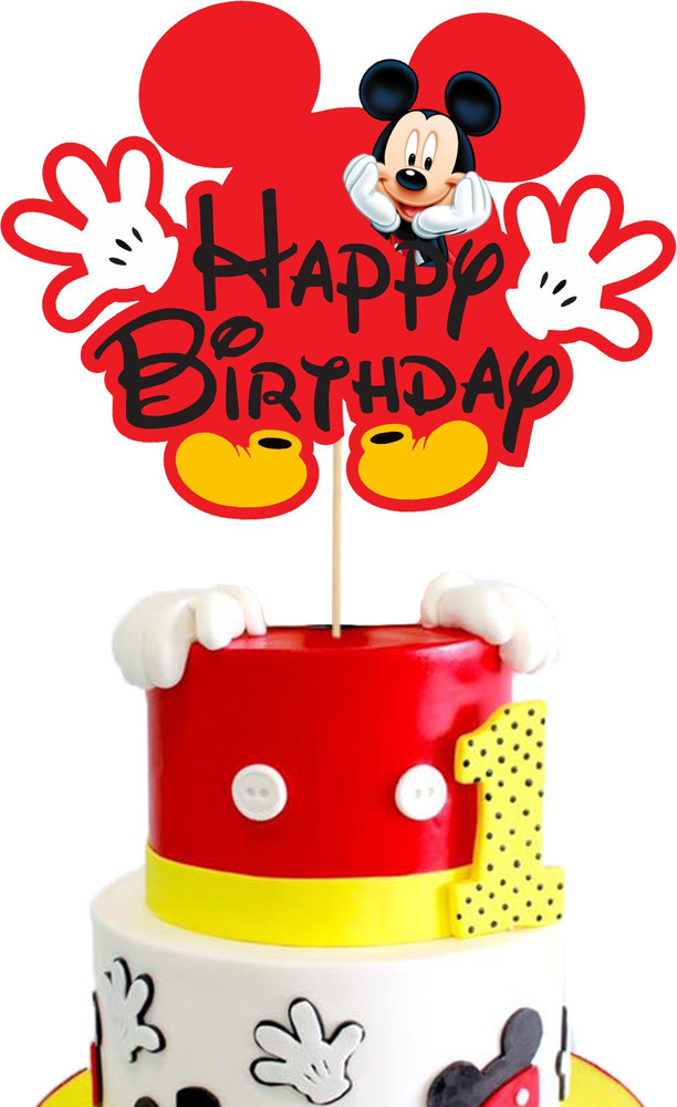 Mickey Mouse Cake Topper Images