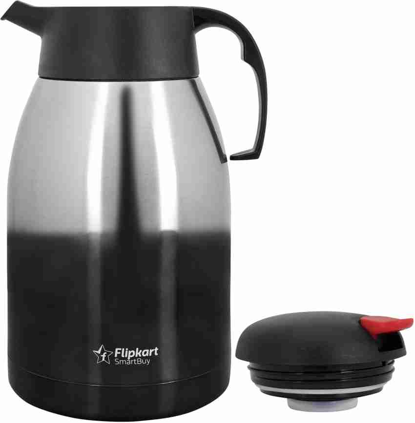 Flipkart SmartBuy Steel Vacuum Insulated Push Button 24 Hr Hot Cold Coffee Tea Flask 2000 ml Flask