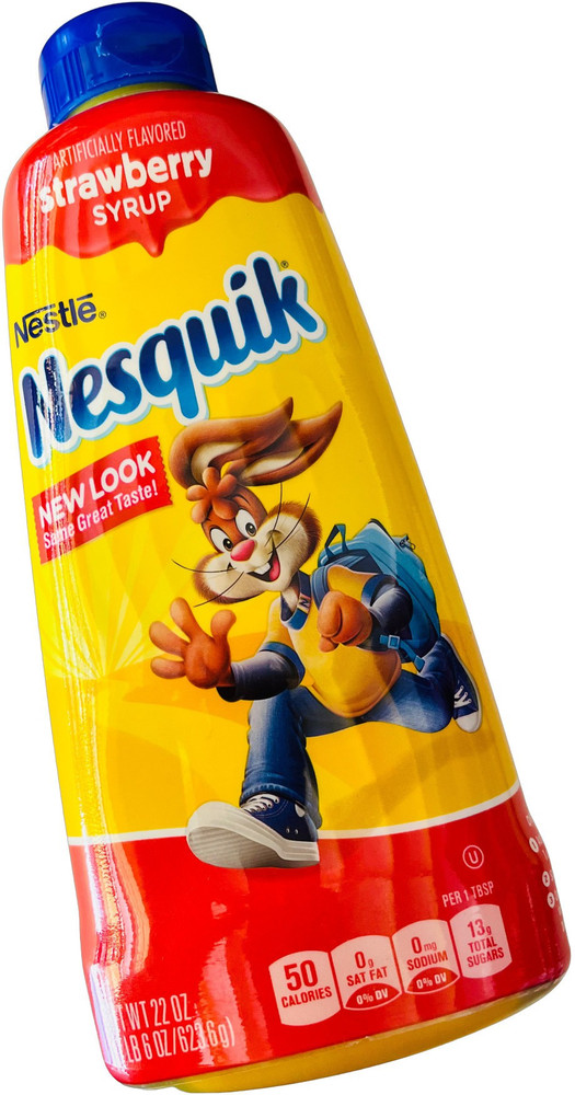 Nesquik Strawberry Syrup Nesquik Strawberry Flavored Syrup, Strawberry