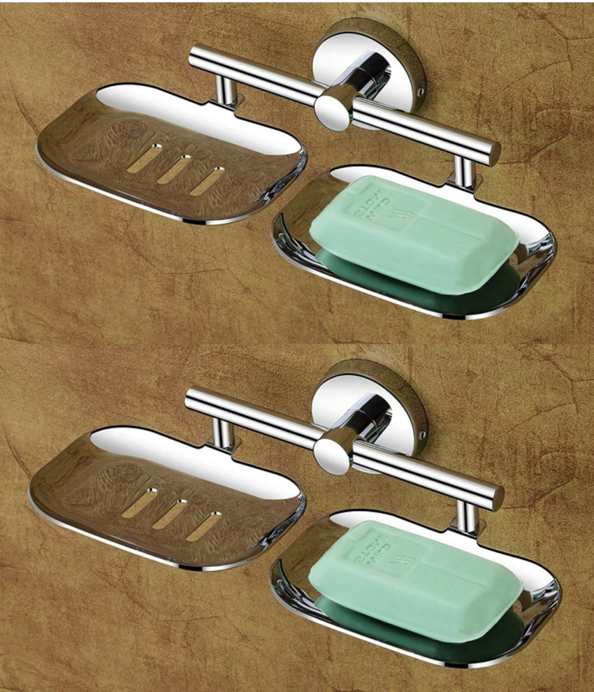 ANTIK Platinum Bathroom Accessories Soap Dish Soap Stand Bathroom Soap Holder Anti Rust Corrosion Free Glossy Finish High Grade 304 Stainless Steel Anti Rust Price in India Buy ANTIK Platinum Bathroom...