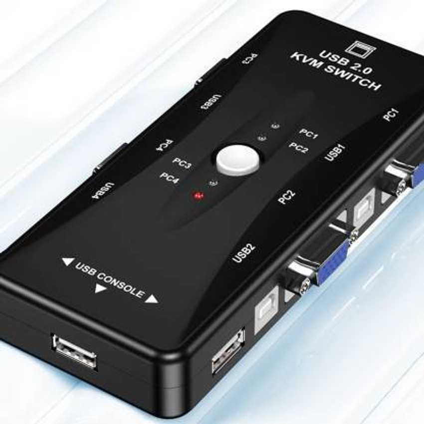 Kvm Switch Box Port Pc Monitor Switches Box Usb Vga Cables, 57% OFF