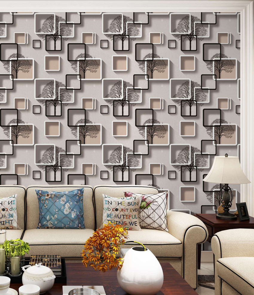 Wallpaper For Living Room In India | Cabinets Matttroy