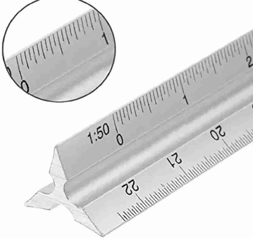 Aluminium scale ruler store