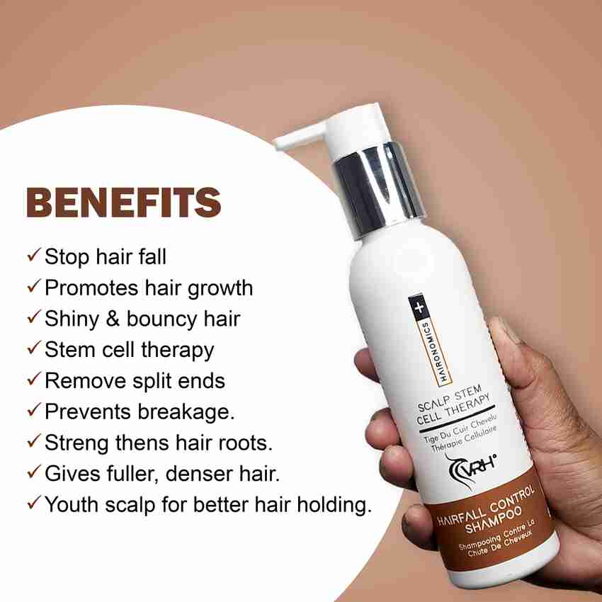 vrh HAIRFALL CONTROL SHAMPOO Reduces Hair Fall Promotes New Hair Growth Keeps your Hair Bounces Removes Splits Ends Price in India Buy vrh HAIRFALL CONTROL SHAMPOO Reduces Hair Fall Promotes