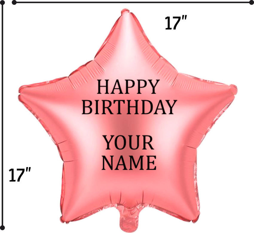 Happy Birthday Balloons With Names