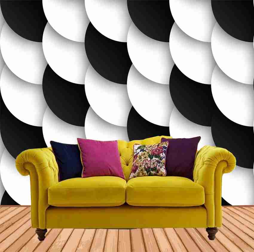 Black And White Wallpaper Ideas For Living Room | Baci Living Room