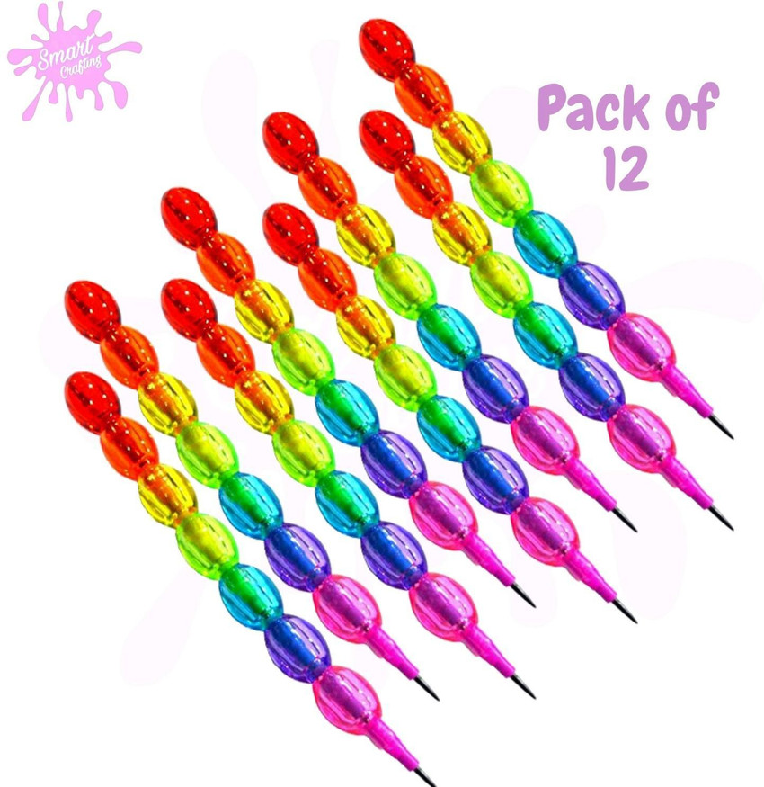 Flipkart SmartCrafting Fancy Colourful Pencils for Kids Moti Design Mechanical Pencil Pencil Writing Pencil
