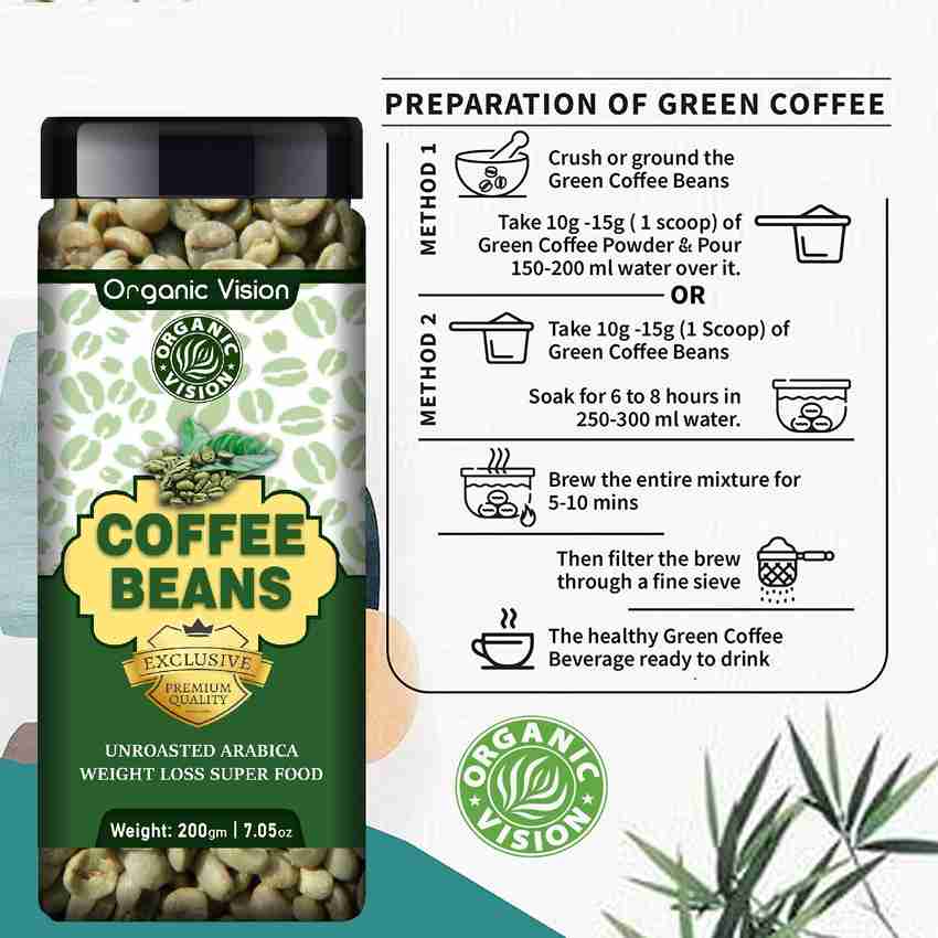 how to prepare ground green coffee