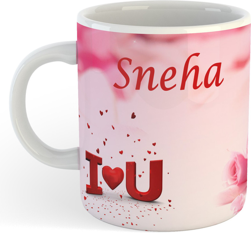 I Love You Sneha Name Wallpaper
