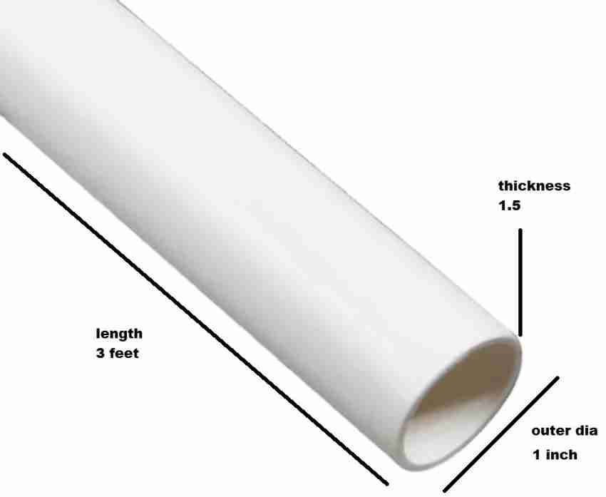advancedestore pvc round pipe 1 inch 3 feet 15 mm Plumbing Pipe Price in India Buy advancedestore pvc round pipe 1 inch 3 feet 15 mm Plumbing Pipe online at Flipkart