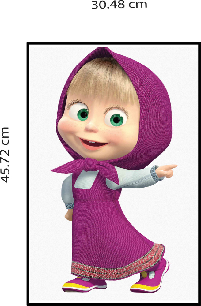 how to draw masha bear