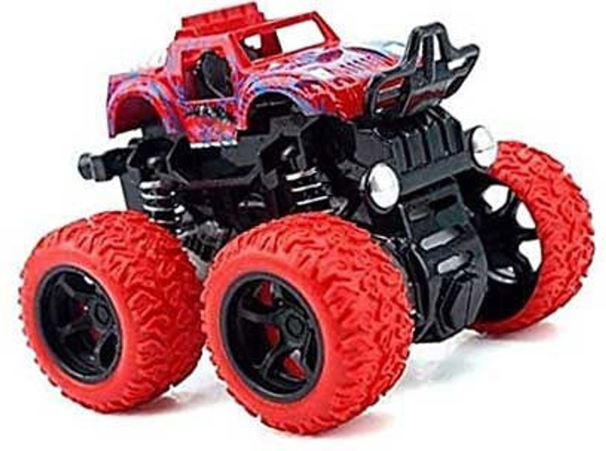 Dilurban New Toy Cars for Kids Monster Trucks Push Go Car Toy Durable Big Wheels 360 Rotating Stunt Toy Vehicle Toys for Kids Toddlers Baby Child Girls 2 3 4 5