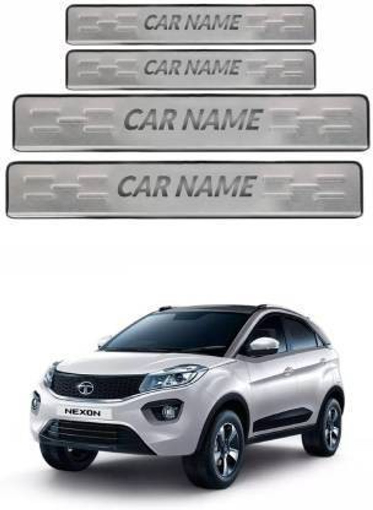 Goodzup Steel Scuff Plate of Tata Nexon Door Sill Plate Price in India Buy Goodzup Steel Scuff Plate of Tata Nexon Door Sill Plate online at Flipkart