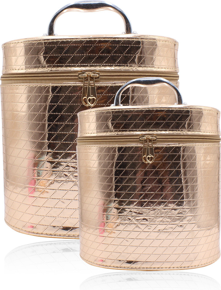 Gold Makeup Vanity Case | Saubhaya Makeup