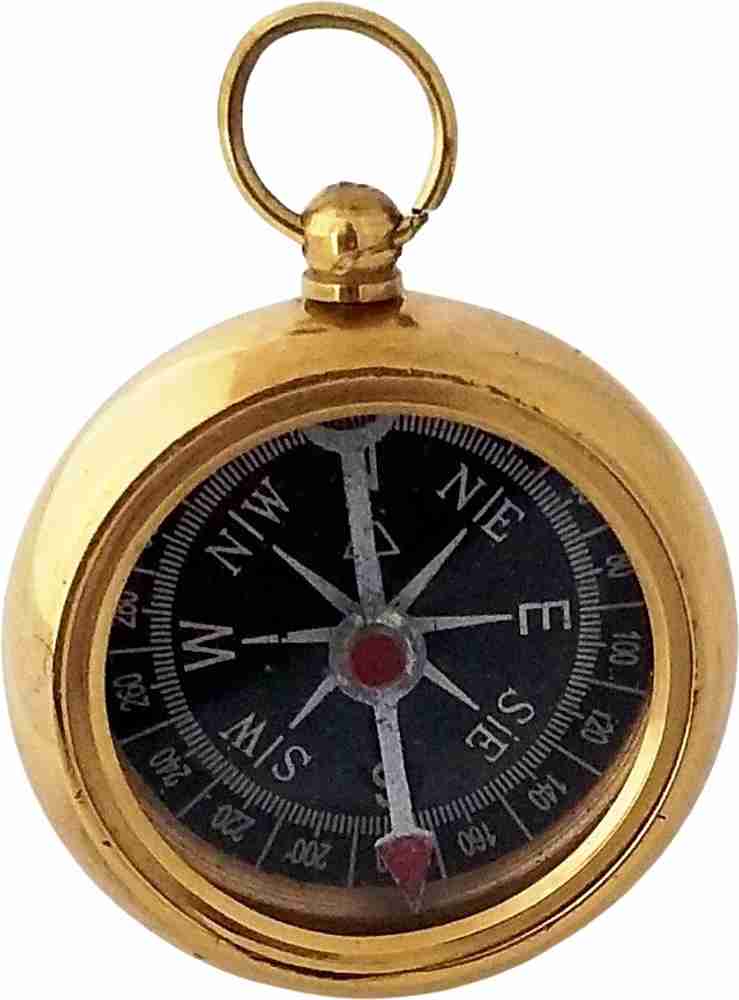 Antique Gold great Finish Compass And Sextant