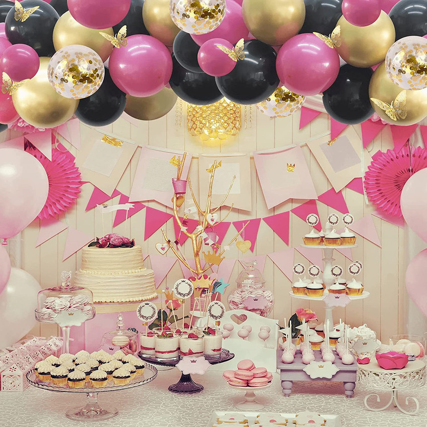 Hot Pink Birthday Party Decorations 76 Pink Party Decor Ideas | Pink